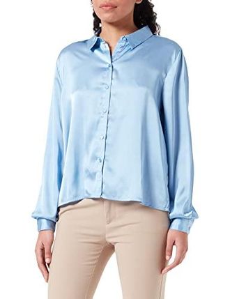 Jacqueline de Yong JdY Jdyfifi Life WVN Noos T-Shirt à Manches Courtes Blouse, Della Robbia Blue, 42 Femme