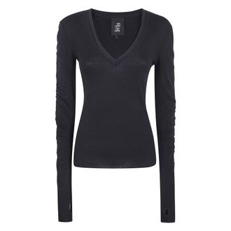 Thom Krom V-neck Strickware - - Knitwear - Damen - Schwarzk - L