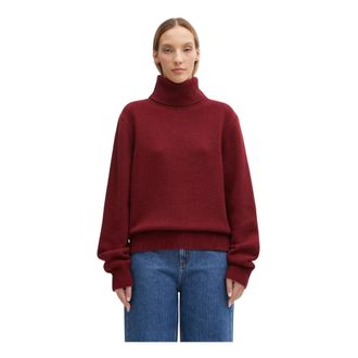 Anine Bing Idra Sweater - - Knitwear - Damen - Rot - S