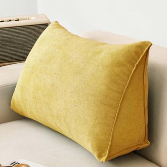 Generic Bettsitzkissen, Keilkissen Bett Gro&szlig;es, Formstabiles R&uuml;ckenkissen und Lendenkissen mit Seitenfach | waschbarer Bezug, Ideal zum Anlehnen im Bett, Weic