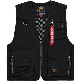 Alpha Industries Mesh Utility Vest - black