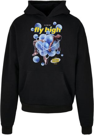 Mister Tee Unisex Psychadellic Heavy Oversize Hoody 5XL Black