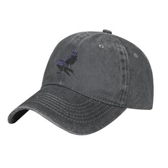 Generic Corbeaux Mignons Unisexe Casquette Trucker Athl&eacute;tique Hip-Hop Cap R&eacute;tro Ancien Chapeau De Cowboy pour Running Toutes Les Saisons Ext&eacute;rieur