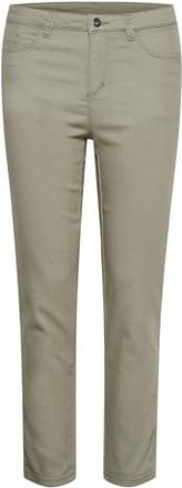 Kaffe Womens Jeans Twill Cropped Slim Fit Midrise Waist Regular Waistband