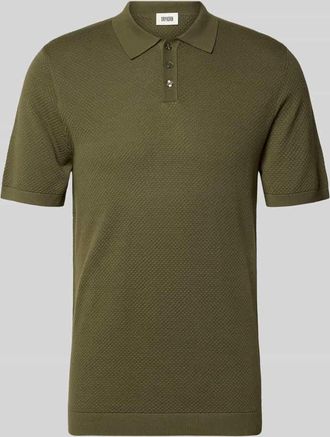 Drykorn Slim Fit Poloshirt mit kurzer Knopfleiste Modell TRITON