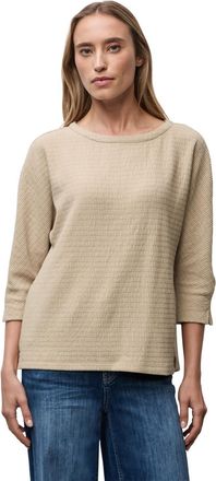 Street One Damen Glitzerndes Strukturshirt