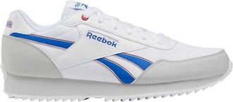 Reebok Baskets Classiques en Cuir pour Homme, FTWR White/Vector Red/Core Black, 35