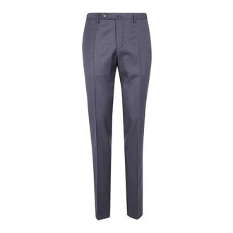 Incotex Flat-Front Wollhose - - Trousers - Herren - Grau - 2XL