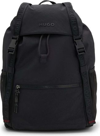 HUGO BOSS Rucksack Freizeitrucksack mit Laptopfach Marsel Backpack Black schwarz