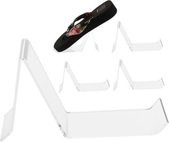 SOLUSTRE Teiliges Transparentes Acryl Schuh Display Erh&ouml;hter Schuhaussteller Stabiler und Langlebiger Schuhpr&auml;sentationsst&auml;nder f&uuml;r Schuhgesch&auml;fte und Einzelh&auml;