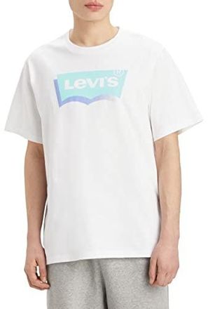 Levi's Ss Relaxed Fit T-Shirt Homme Batwing Expression White S