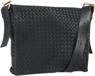 Bottega Veneta Sac bandouli&egrave;re vintage doccasion - Femme - Pre-owned - Noir - Taille: ONE Size