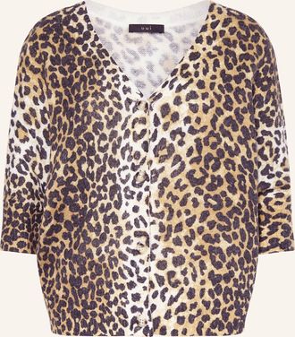 Oui Strickjacke Mit 3/4-Arm braun