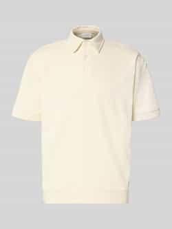 Lindbergh Oversized Poloshirt mit Polokragen und Label-Detail