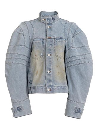 Natasha Zinko veste à patch logo - Bleu