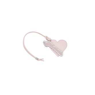 Ganni Femme, Accessoires, Rose, Taille: ONE Size Bou Heart Mirror Keyring