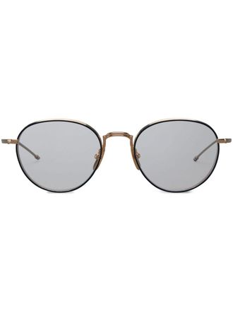 Thom Browne lunettes de vue &agrave; monture ronde - Noir