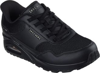 Skechers Womens UNO-Banksia Hands Free Slip-ins Sneaker, Schwarz/Schwarz, 37 EU