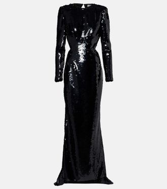 Stella McCartney Robe mit Pailletten