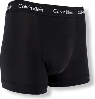 Calvin Klein Herren Trunks Unterw&auml;sche 3er-Pack - - Underwear - Herren - Schwarzk - S