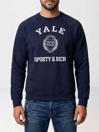 Sporty & Rich Sweatshirt Homme couleur Bleu Marine