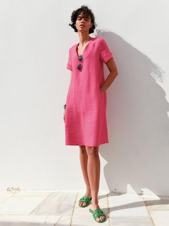 Riani Kleid V-Ausschnitt Riani rosé