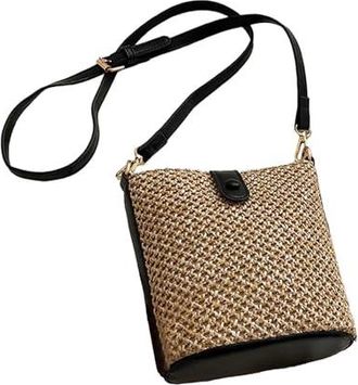 Generic Sac a Main Femme Sac Bandouli&egrave;re Femme Sacoche Femme Bandouli&egrave;re De &eacute;l&eacute;gant Tress&eacute; Grande Capacit&eacute;, Compartiments Multiples, Design De &eacute;l&eacute;gant Et Avan