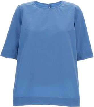 CASEY CASEY Femme, Blouses et Chemises, Bleu, Taille: 40 FR T-shirt en popeline