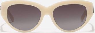 Dolce & Gabbana Dg Crossed Sunglasses - Frau Neuheiten Striped Ivory Onesize