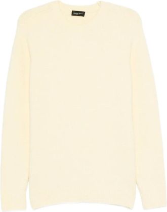 Roberto Collina pull à col rond - Jaune