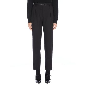 Max Mara Womens Black Elastane Dress Pants