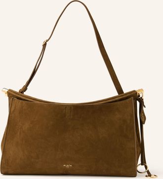 Alaia Ala&iuml;a Handtasche Le Click Pocket 35 gruen