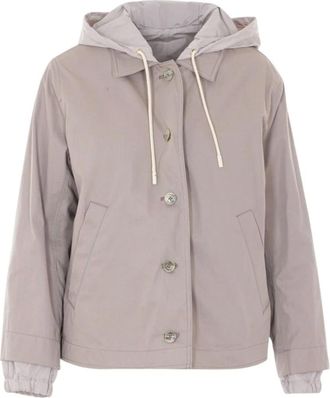 Herno Femme, Vestes, Gris, Taille: 42 FR Giacca Corta Reversibile