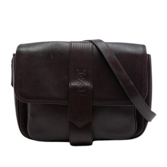 Saint Laurent Sac bandouli&egrave;re vintage doccasion - Femme - Pre-owned - Brun - Taille: ONE Size