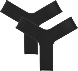 Generic Flossenhalter, Flossenhalter aus Silikonkautschuk Zum Unterwassertauchen, Schnorcheln, Freitauchen und Schwimmen (Black XL)