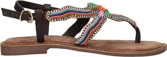 Lazamani Flat Sandalen - - Shoes - Damen - Mehrfarbig - 38 EU