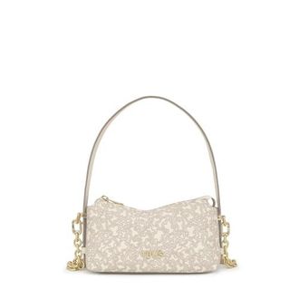 Tous Bolso KAOS Mini Lines Beige, Sac à Main Femme
