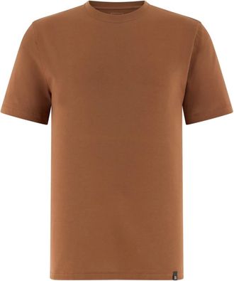 Boggi Milano Homme, Tops, Brun, Taille: S T-Shirt En Coton Supima Stretch