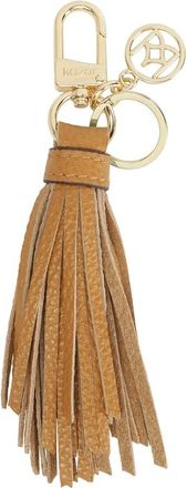 Kazar Femme, Accessoires, Brun, Taille: ONE Size Porte-cl&eacute;s marron clair avec pompons et monogramme