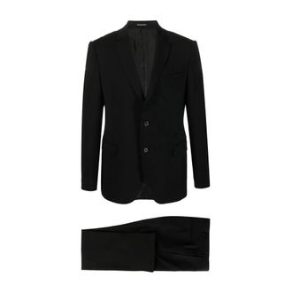 Emporio Armani Homme, Costumes, Noir, Taille: M Ensemble de Costume Classique en Laine
