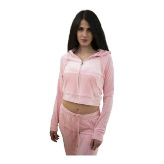 Juicy Couture Damen, Sweatshirts & Hoodies, Rosa, SGr&ouml;&szlig;e
