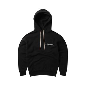 Aries Sweat &agrave; capuche No Problemo - Noir - Homme - Sweatshirts et sweats &agrave; capuche - Noir - Taille: S