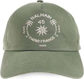 Balmain Femme, Accessoires, Vert, Taille: ONE Size Casquette de baseball
