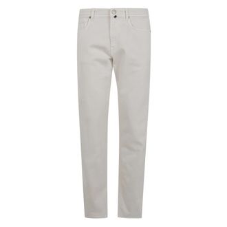 Incotex Regular Fit Straight Denim Jeans - - Jeans - Herren - Beige - W31