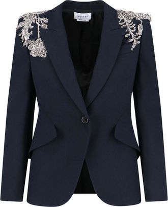 Alexander McQueen Blazer - Schwarz