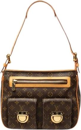 Louis Vuitton Sac bandouli&egrave;re Monogram Hudson GM doccasion - Femme - Pre-owned - Brun - Taille: ONE Size