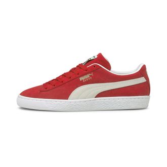 Puma Basket Classic XXI Sneaker für Herren, High Risk Red White, 42.5 EU