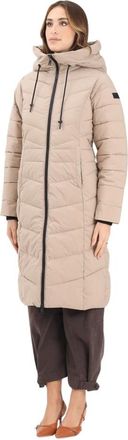 Only Only, Femme, Manteaux, Beige, Taille: 38 FR Long Down Jacket