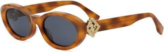 Fendi Authentische Diamantbrillen mit Erstklassigem Service - - Accessories - unisex - Braun - 53 MM