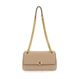 Tory Burch Charlie Umh&auml;ngetasche - - Bags - Damen - Grau - ONE SIZE